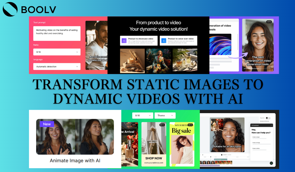 Transform Static Images to Dynamic Videos with AI