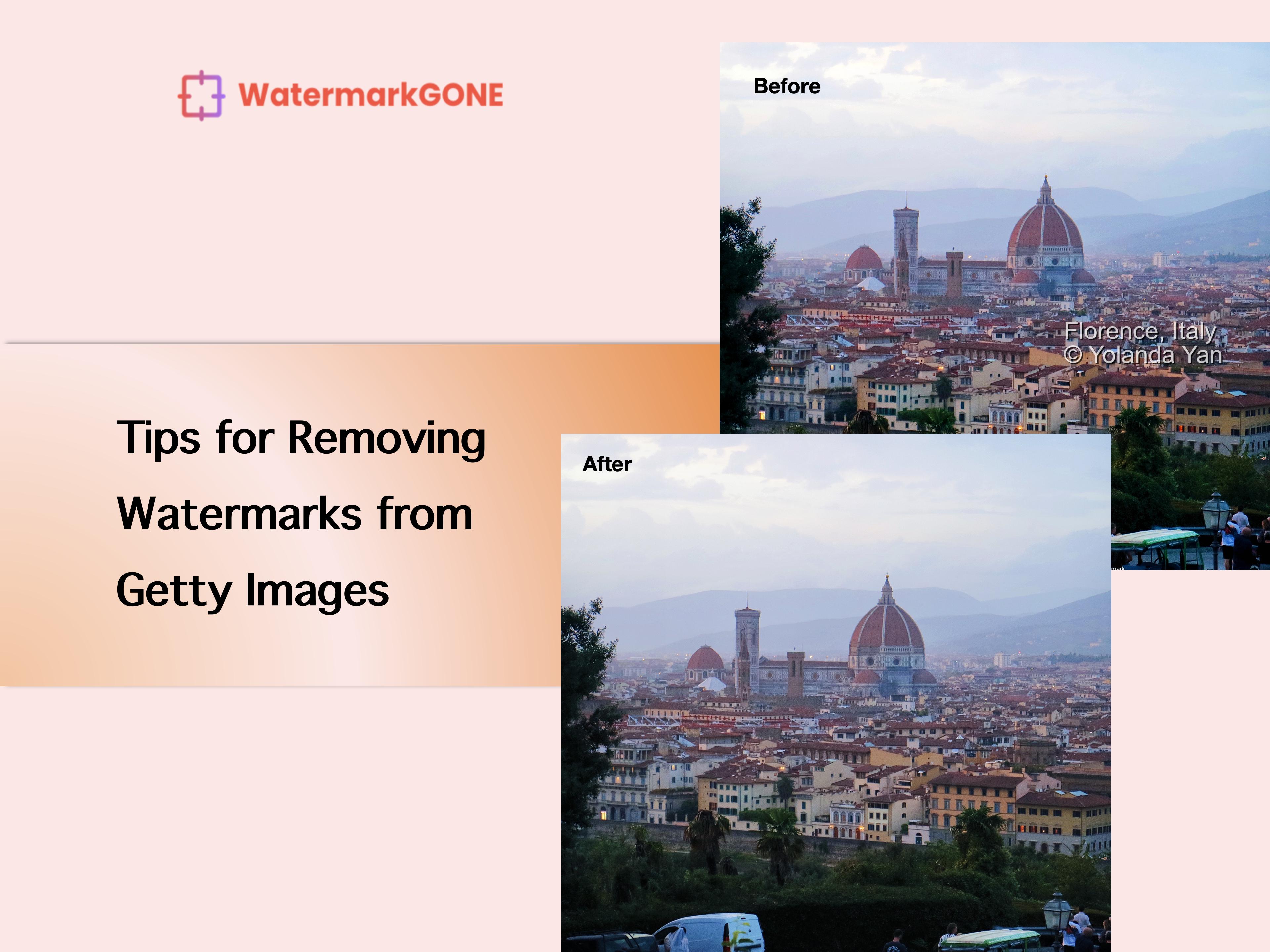 Tips for Removing Watermarks from Getty Images