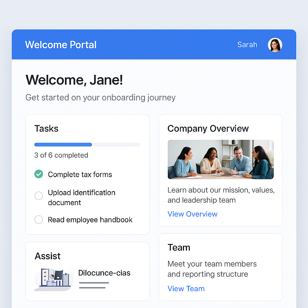 Welcome Portal: Creating a Seamless Onboarding and Candidate Experience