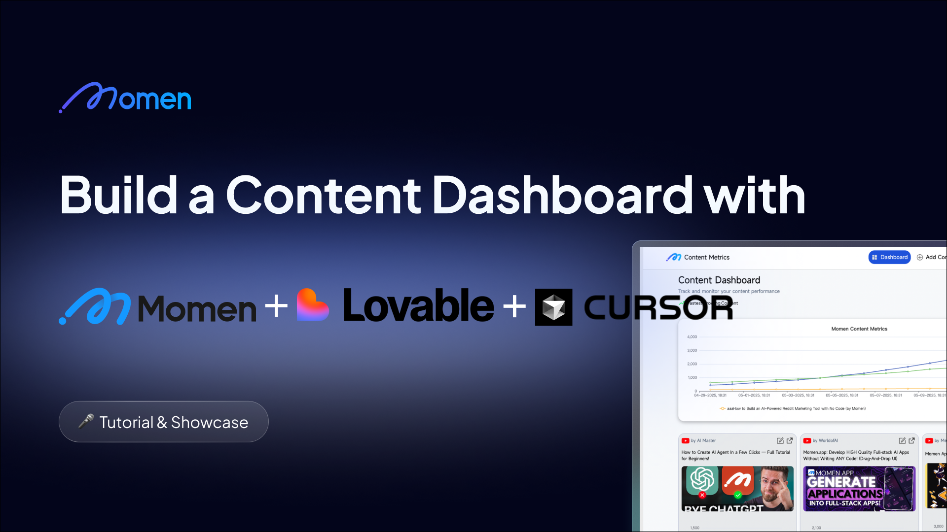 How We Used Lovable + Cursor + Momen to Build Our Social Metrics Tool