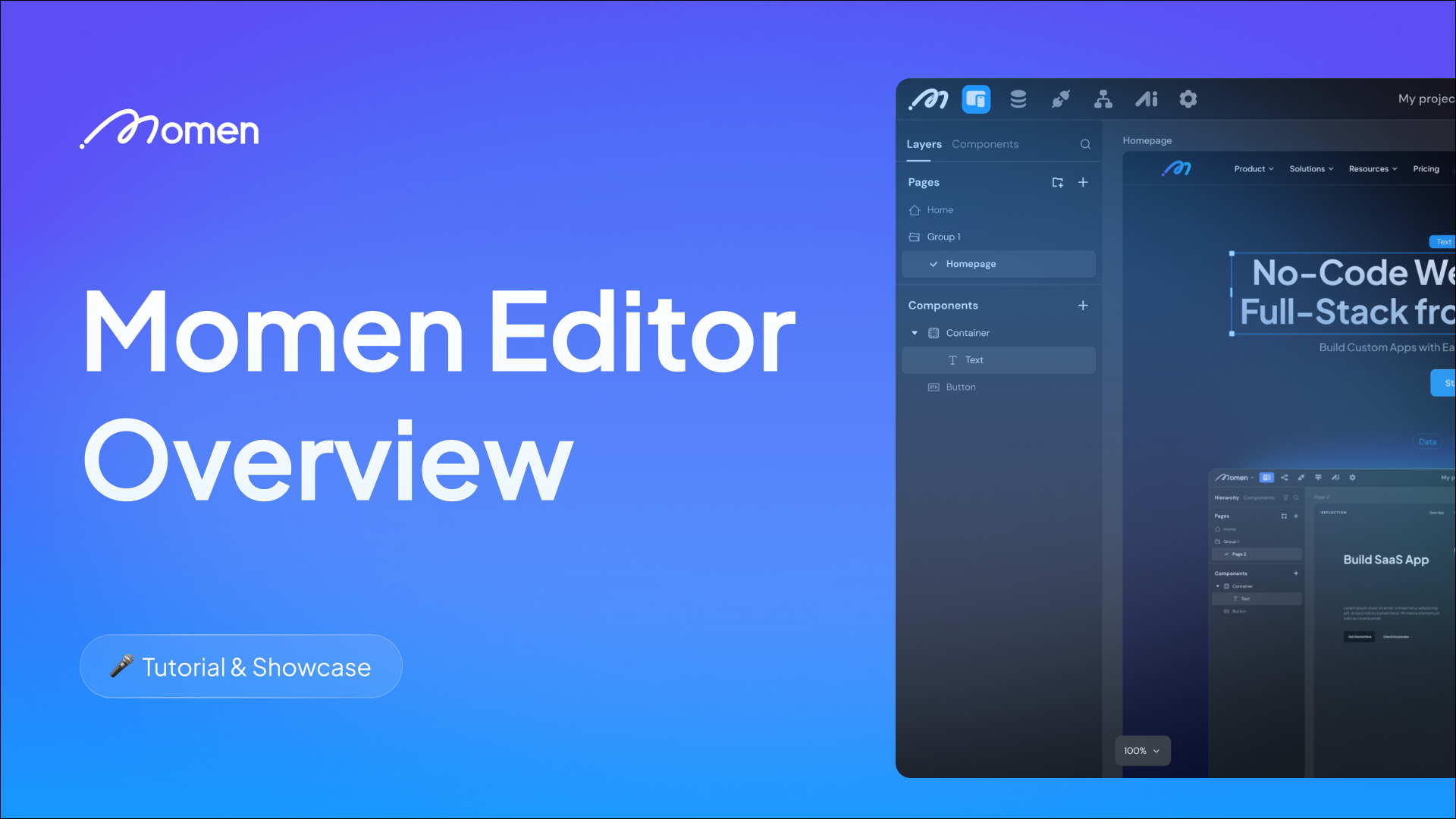 A Introduction to Momen's Editor: Your Ultimate Guide to the No Code Web App Builder