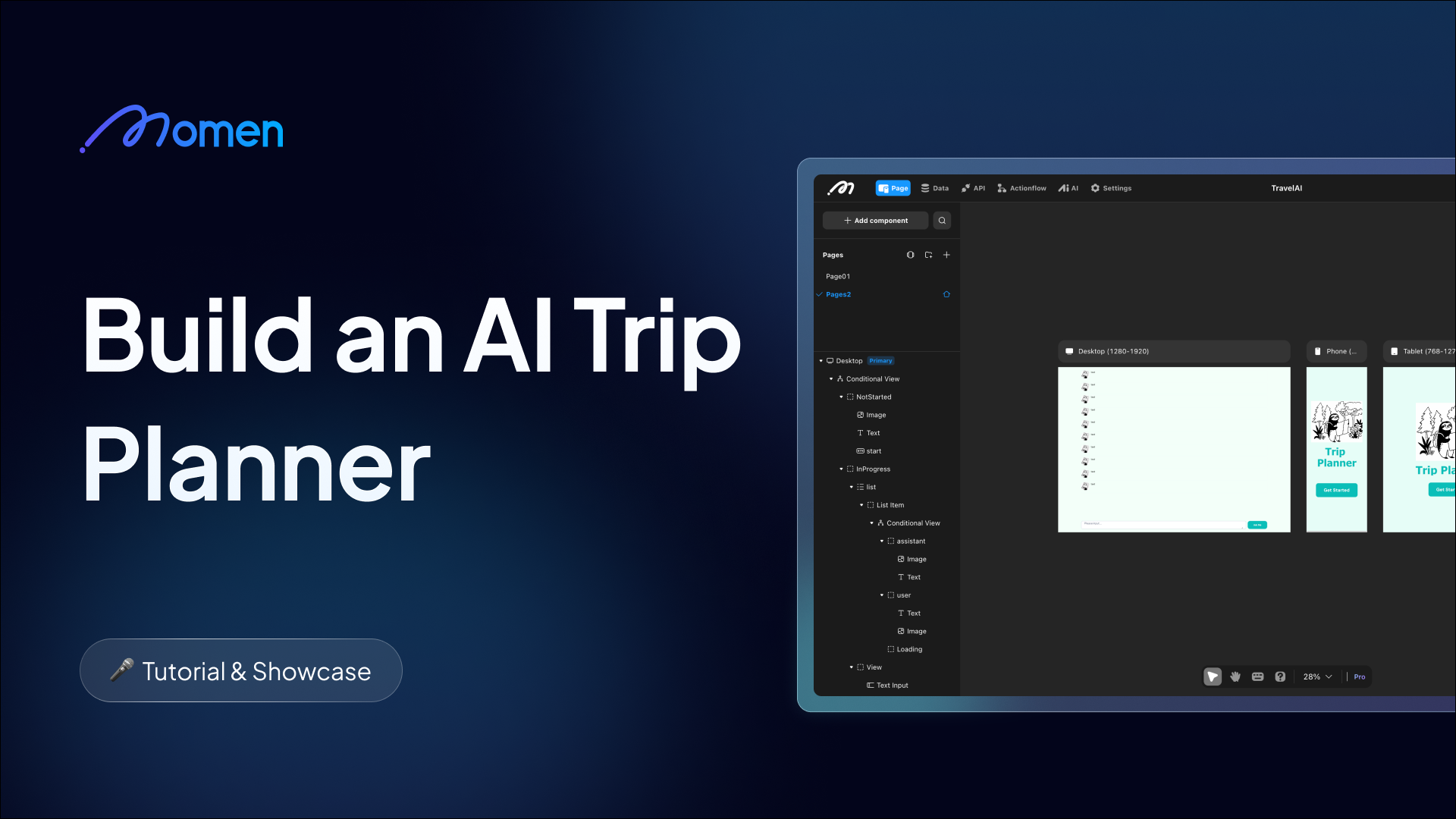 How to Create an AI Trip Planner with Momen