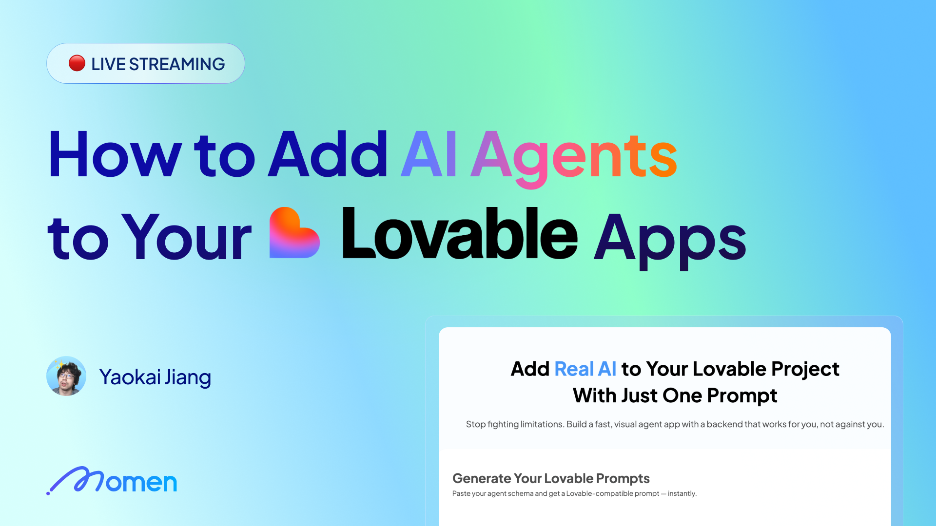 How to Add Real AI Agents to Your Lovable App