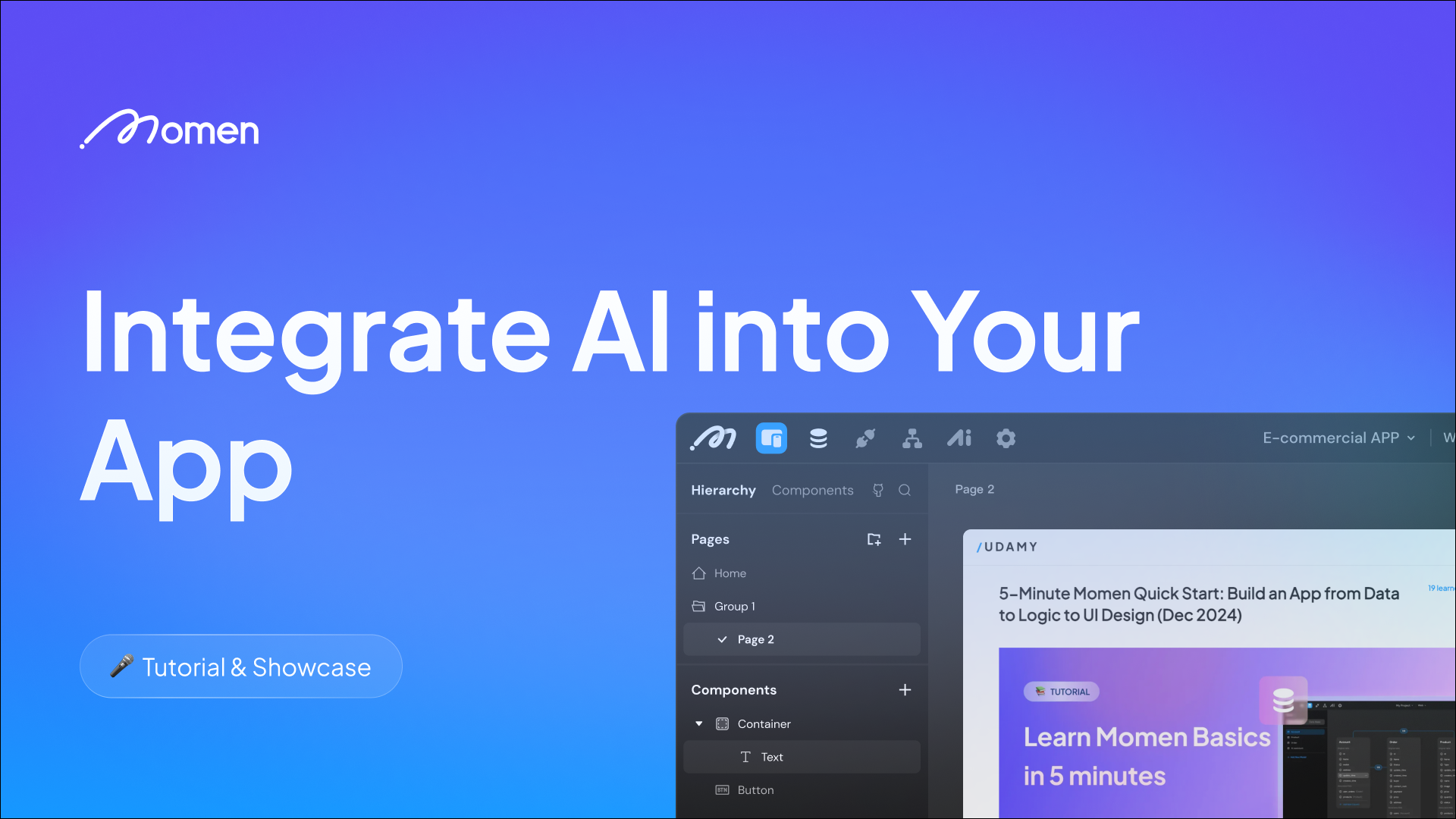 How to Integrate AI into Your App with Momen