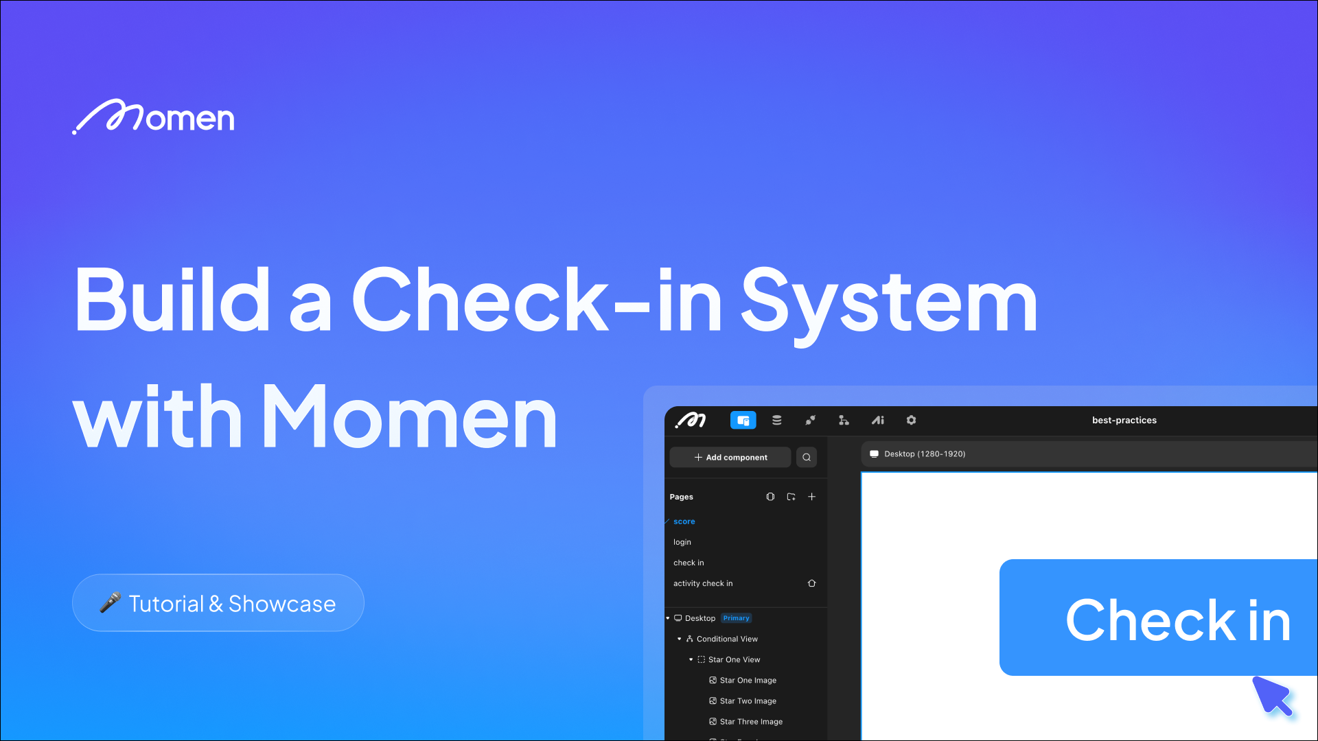 How to build a check-in function in Momen