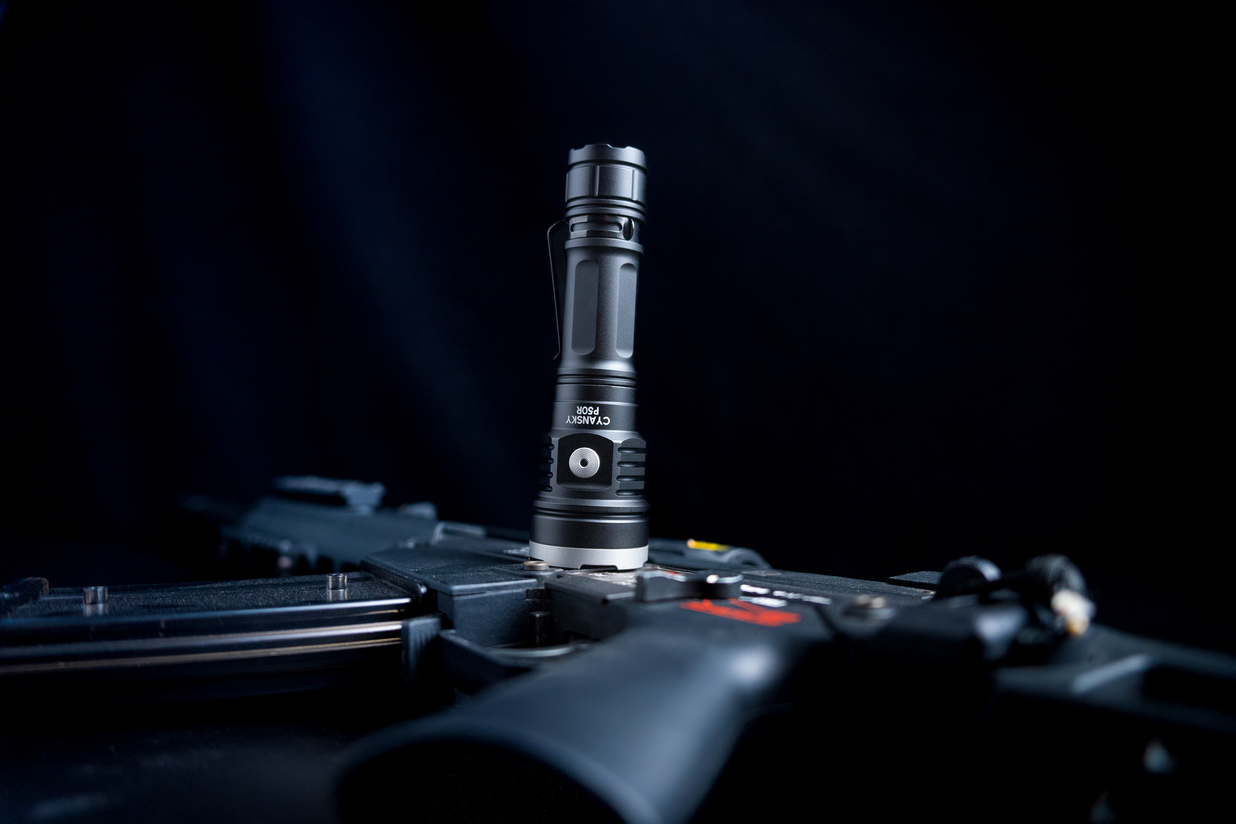 Flashlights with emergency beacon features